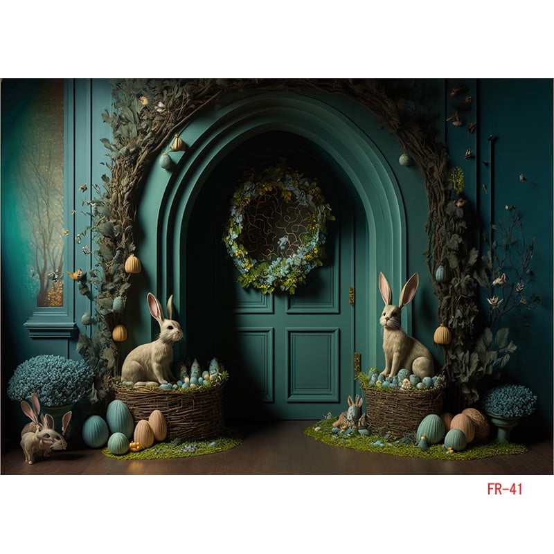 ZHISUXI Easter Scene For Photo Studio Background Celebrations Green ...