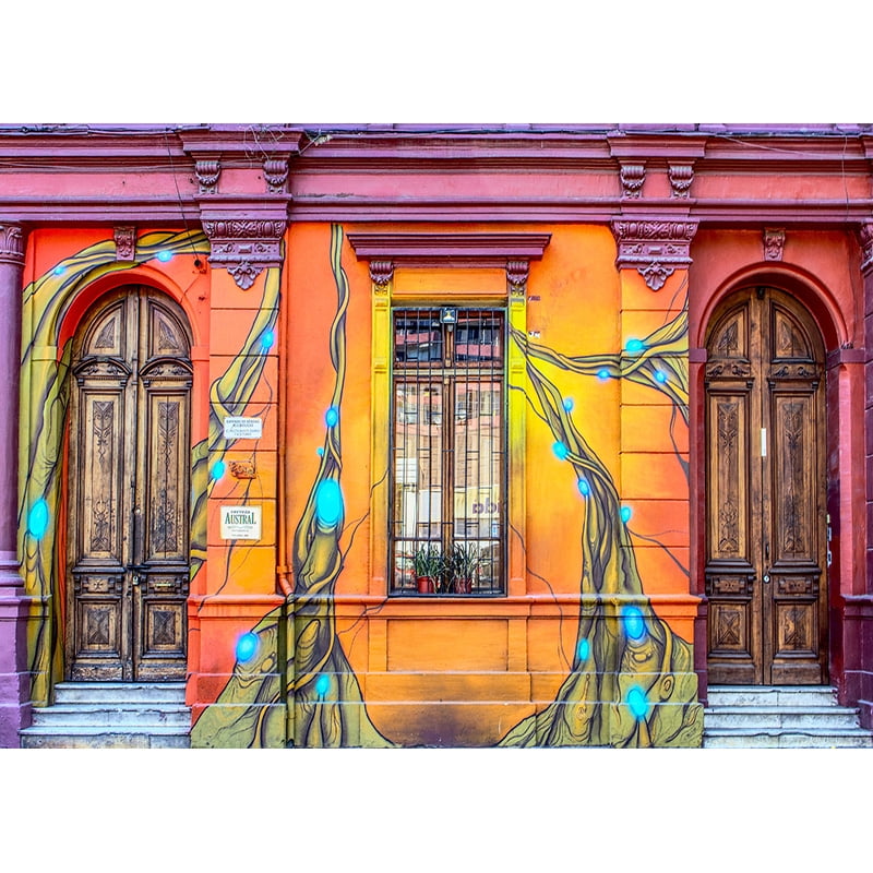 ZHISUXI Graffiti Antique Brick Wall Photography Backdrops Props Cement ...