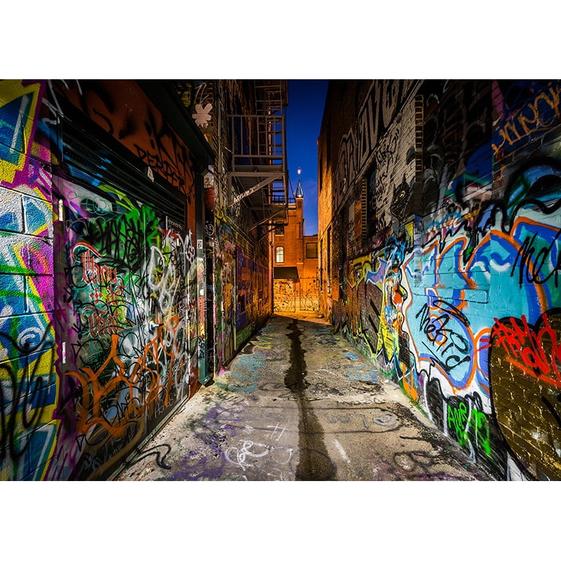 ZHISUXI Graffiti Antique Brick Wall Photography Backdrops Props Cement ...