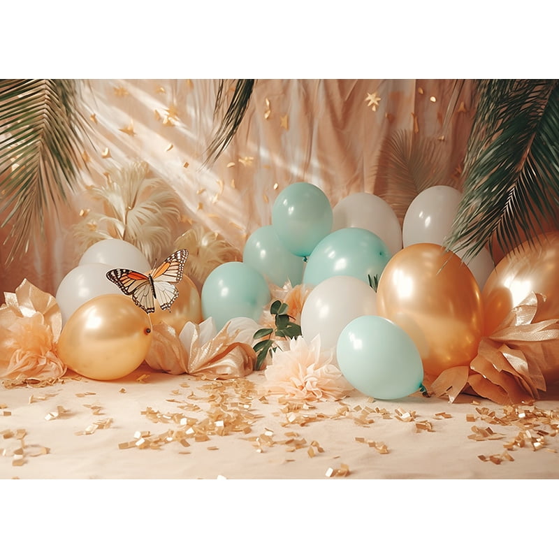 ZHISUXI Happy Birthday Photography Backdrops Newborn Airballoon ...