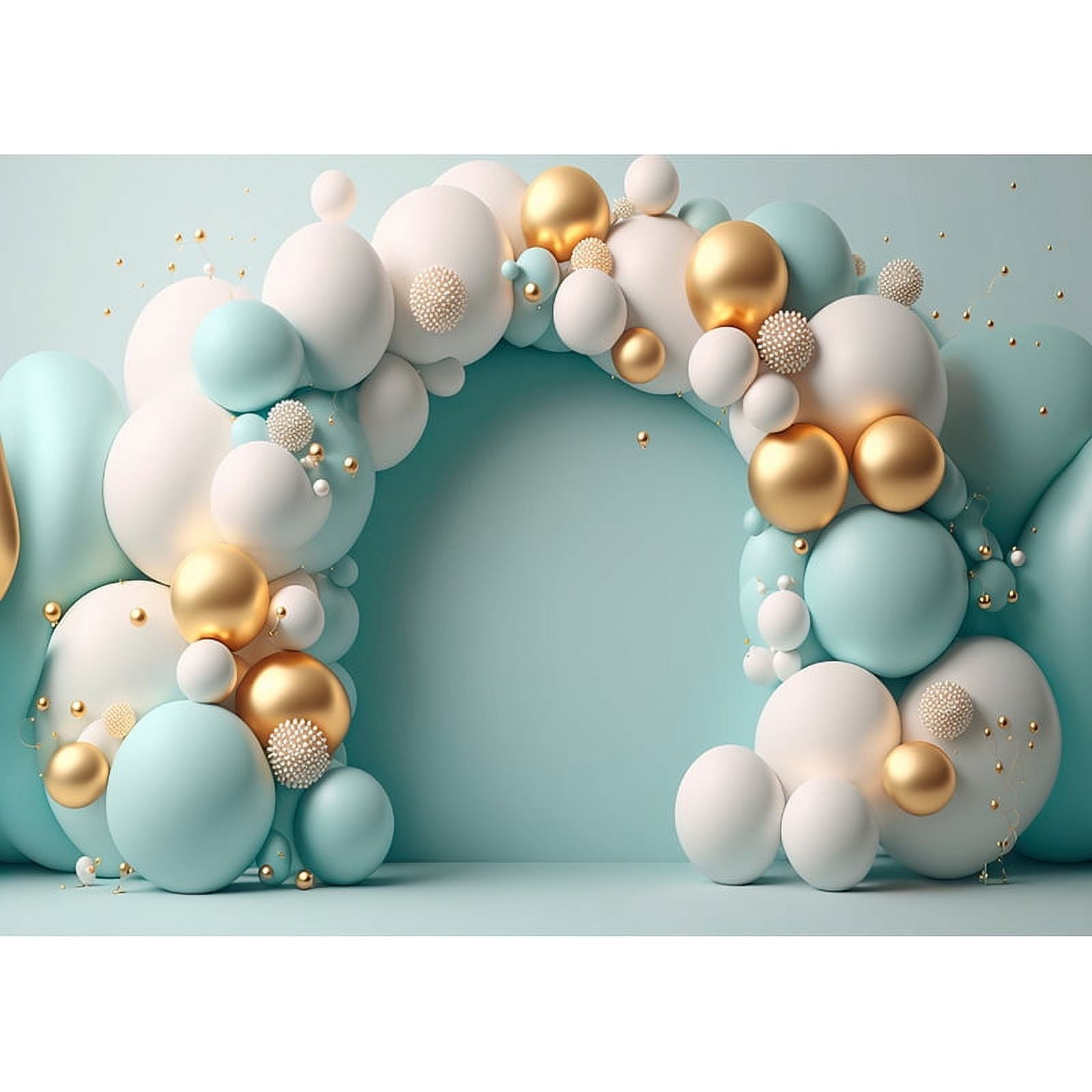 ZHISUXI Happy Birthday Photography Backdrops Newborn Airballoon ...