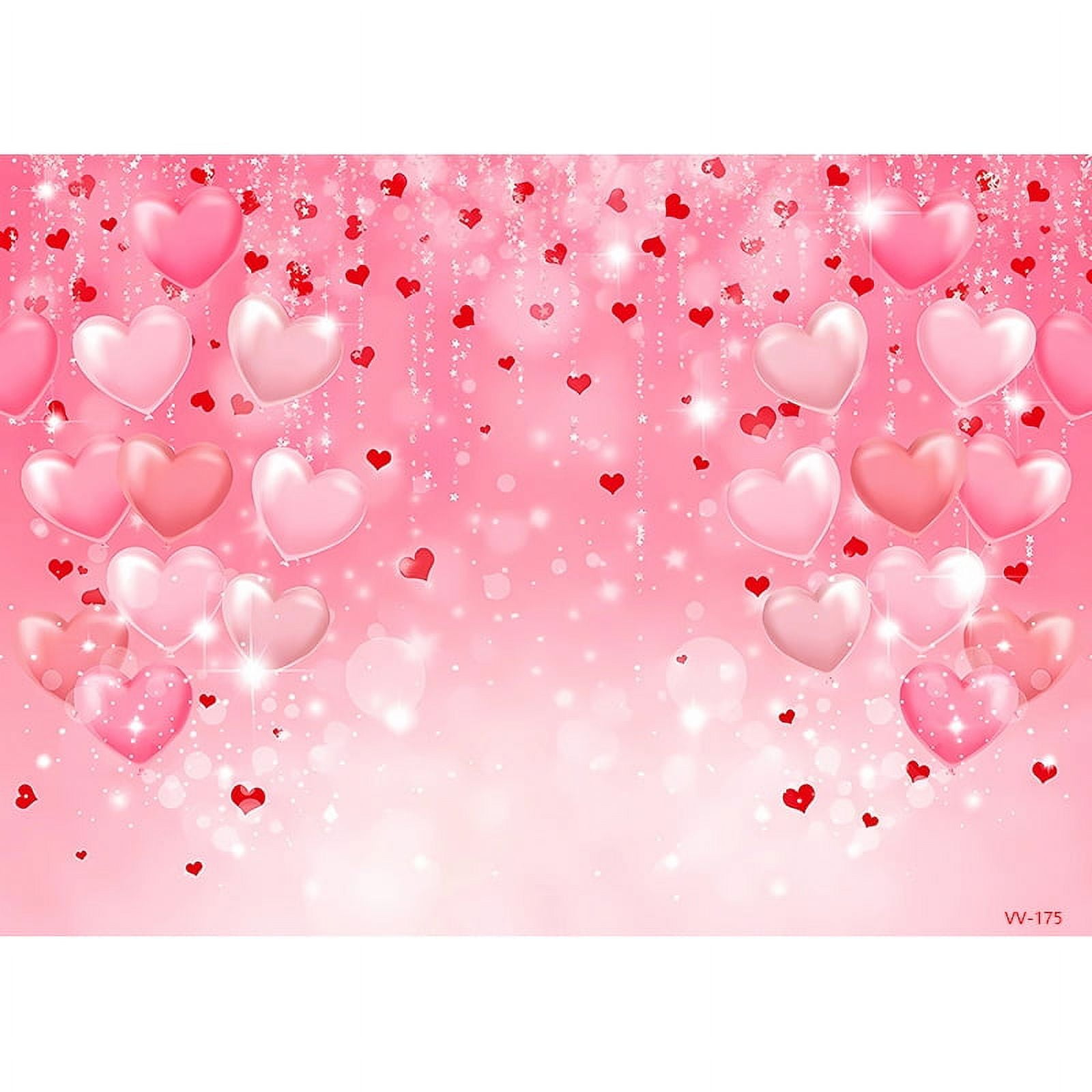 ZHISUXI Valentine's Day Photography Backdrops Props Bokeh Rose Wedding Wooden Wall Arch Door ...