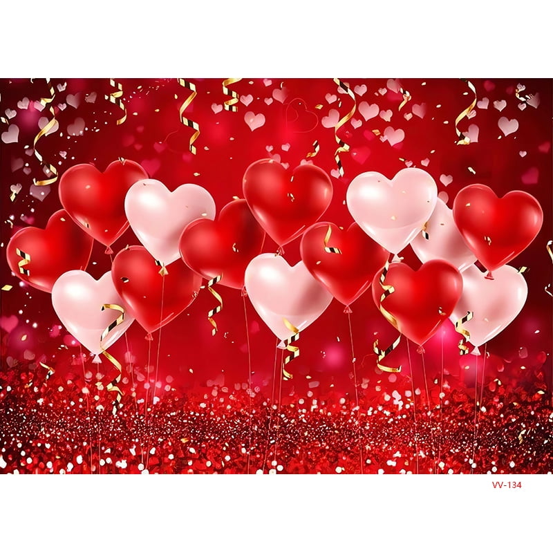 ZHISUXI Valentine's Day Photography Backdrops Props Lover Rose Flower ...