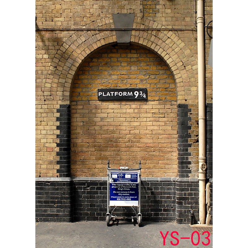 ZHISUXI Vinyl Custom Brick Wall 9 3/4 Station Photography Backdrops ...
