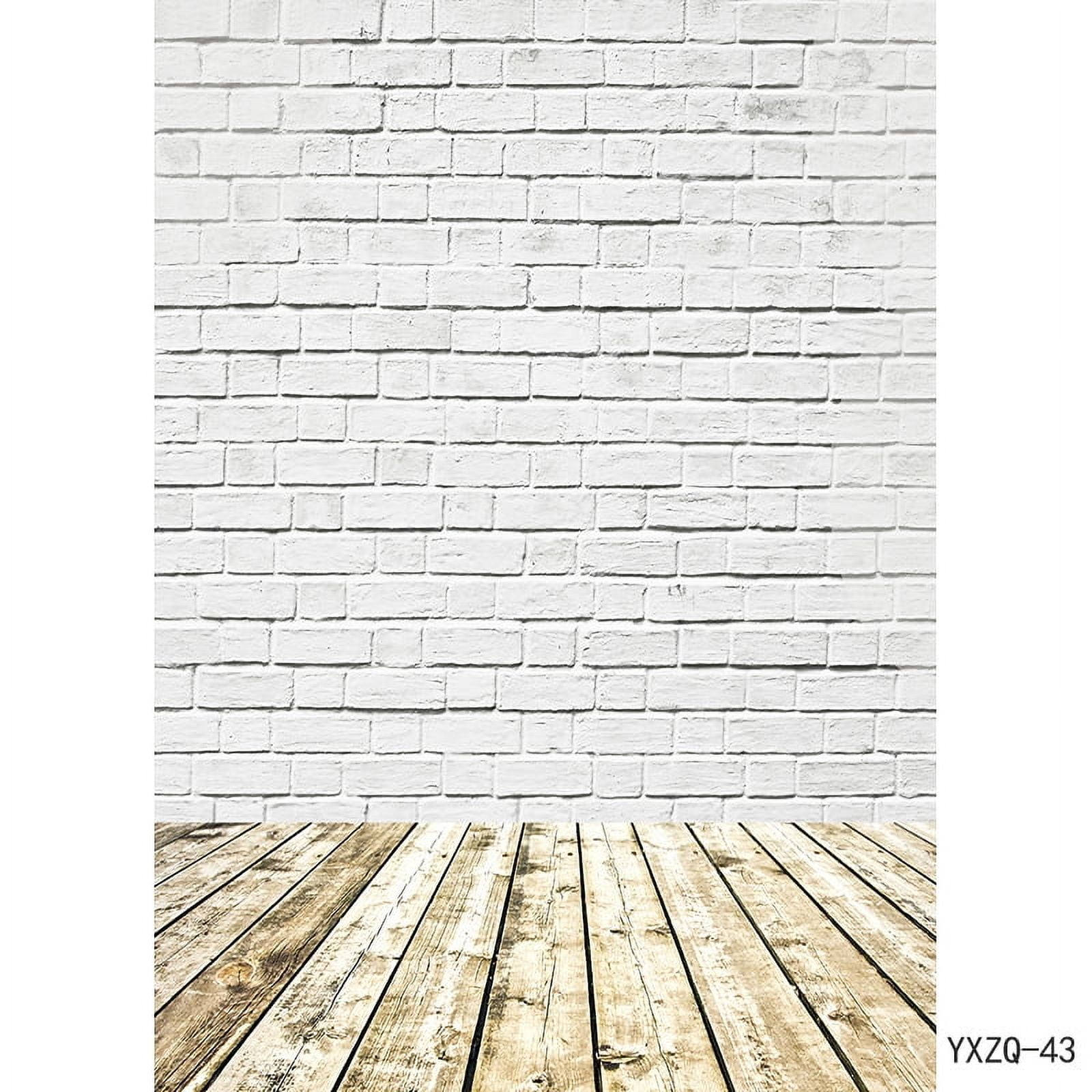 ZHISUXI Vinyl Custom Brick Wall Wooden Floor Photography Backdrops ...