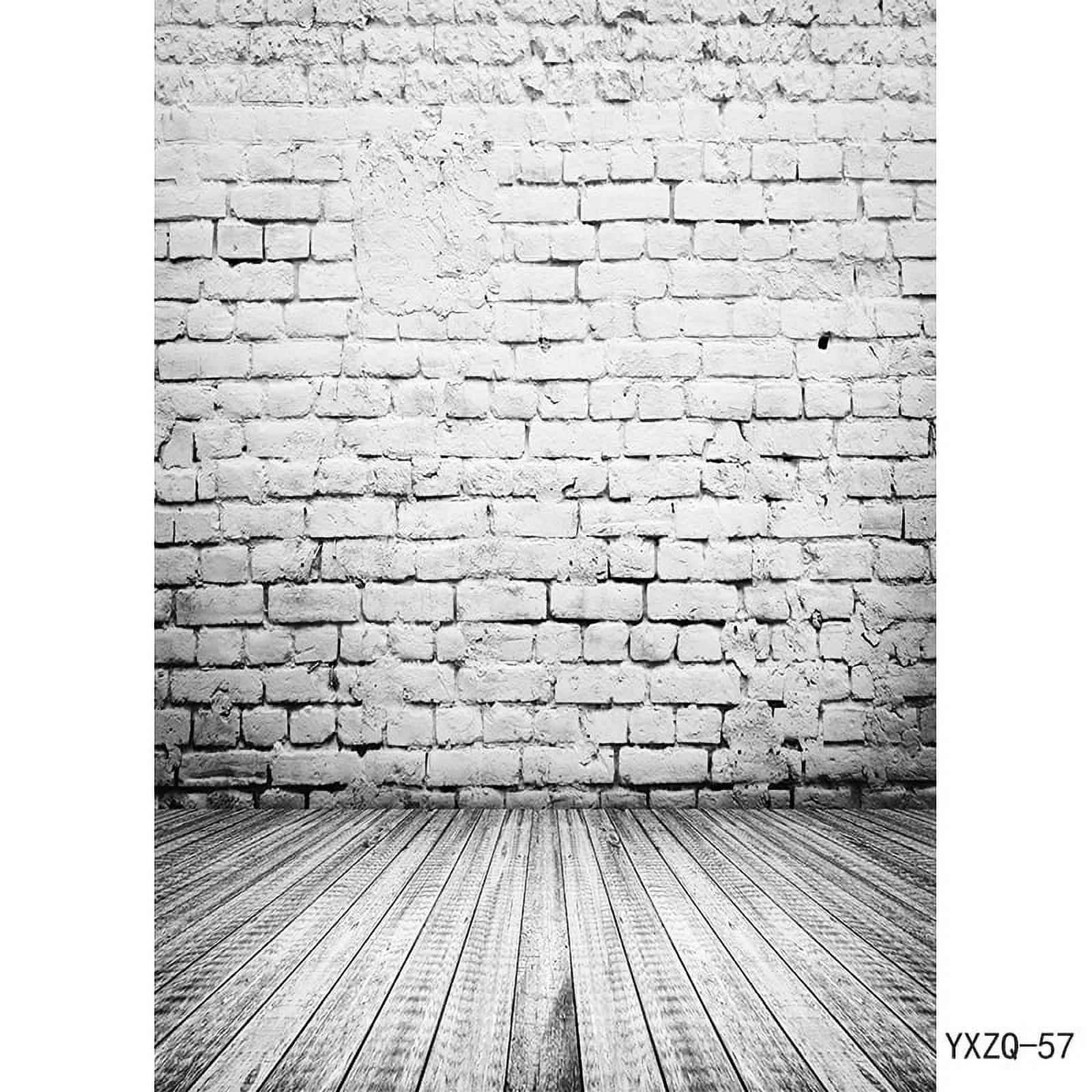 ZHISUXI Vinyl Custom Brick Wall Wooden Floor Photography Backdrops ...