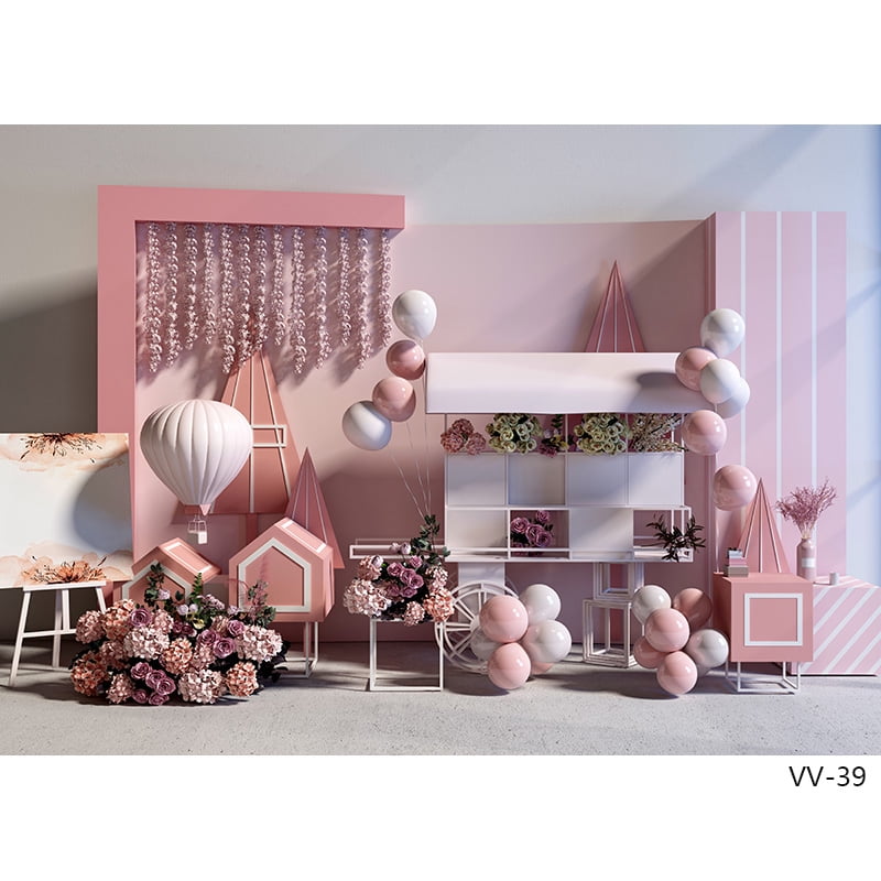 ZHISUXI Wedding Interior r Abundance Of Flowers Background Valentine's ...