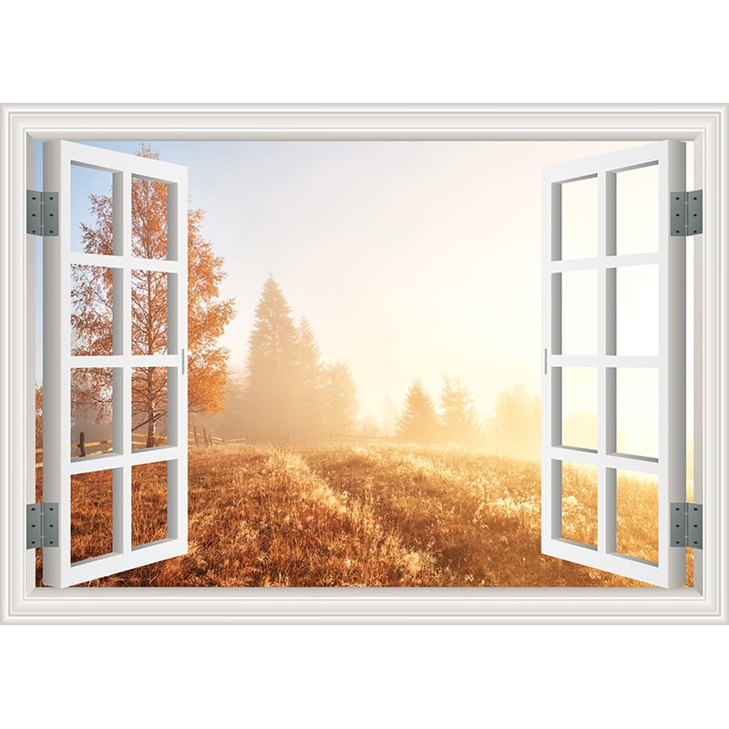 ZHISUXI Window Beach Coconut Tree Photography Backdrops Props Scenery ...