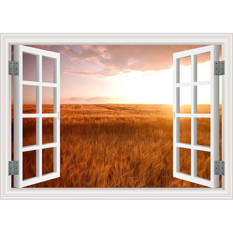 ZHISUXI Window Beach Coconut Tree Photography Backdrops Props Scenery ...