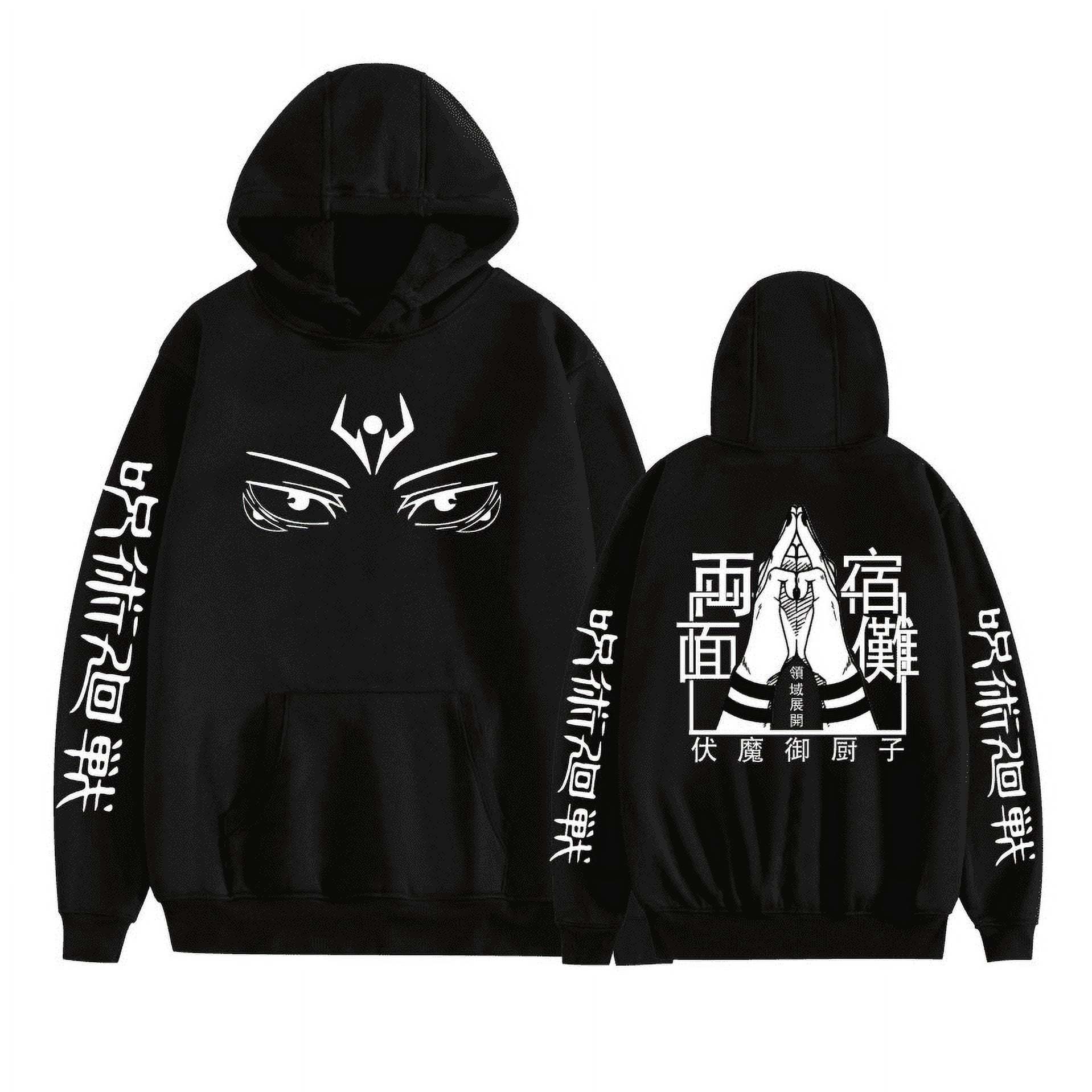 ZHIYAN Ryomen Sukuna hoodie casual sweatshirt spring outing black and ...