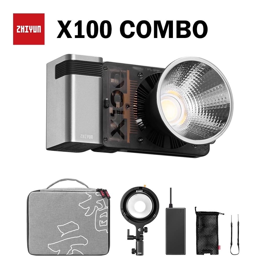 ZHIYUN MOLUS X100 Combo[Official] 100W COB LED Light Photography ...