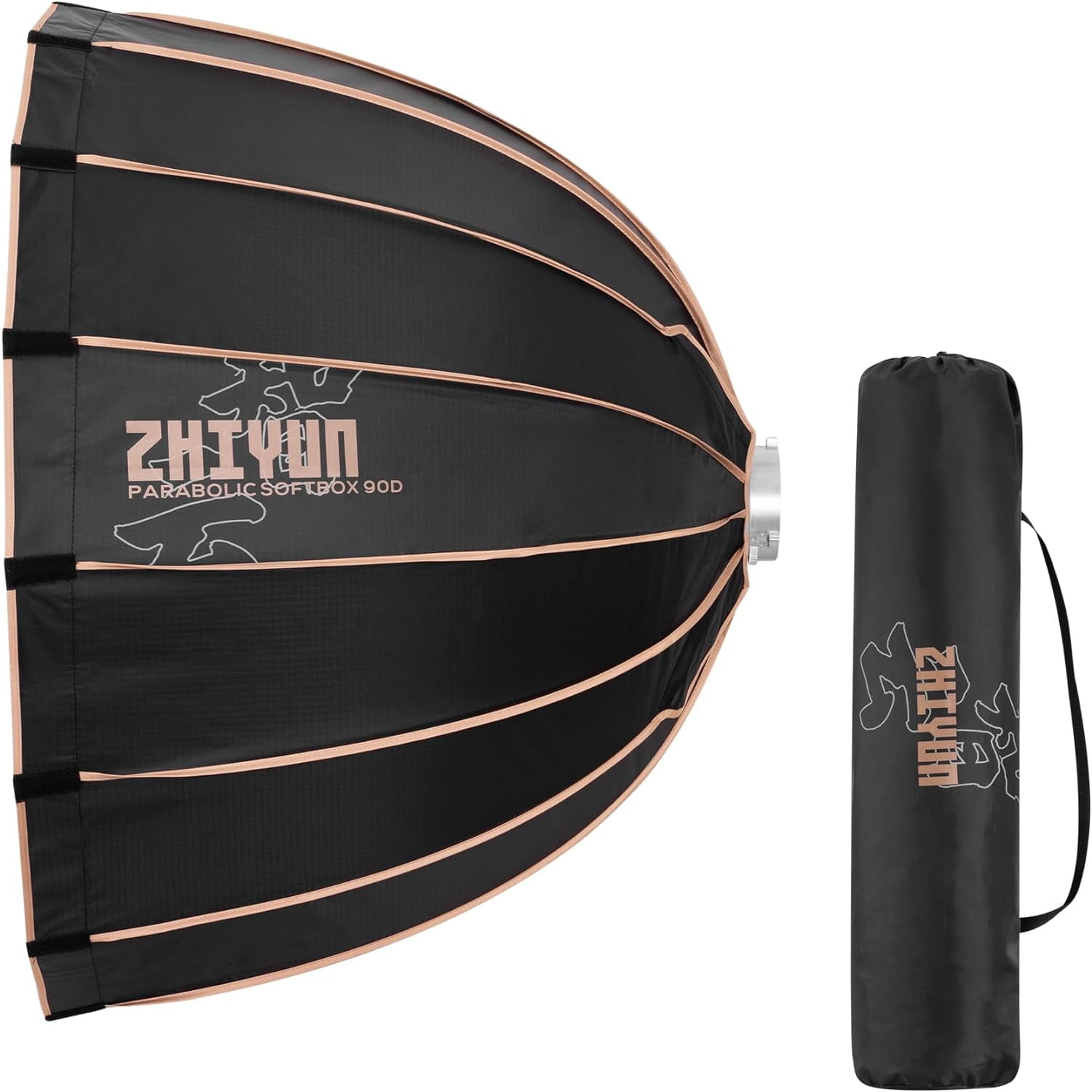 ZHIYUN Parabolic Softbox 90D Bowens Mount Light Diffuser for G60 & X100 ...