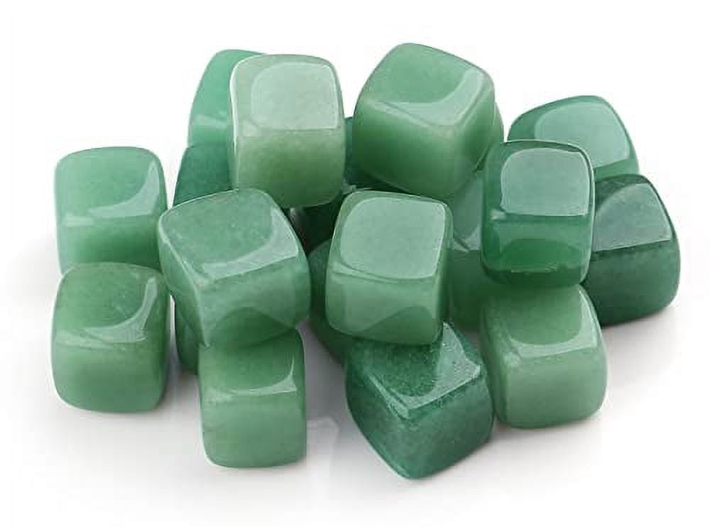 ZHIYUXI 10 PCS Green Aventurine Healing Crystals Tumbled Bulk Crystals ...