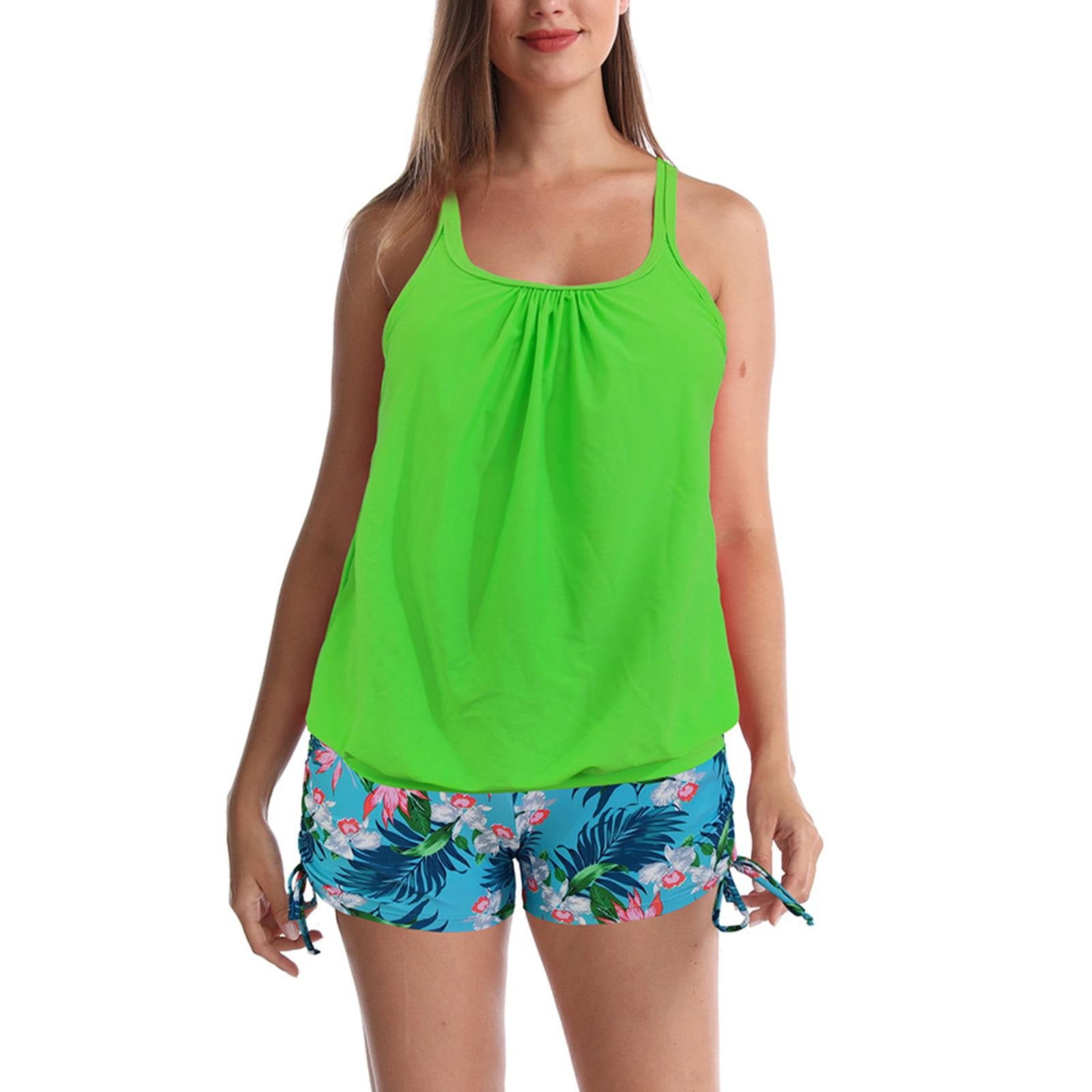 Zhizaihu 2 Piece U Neck Bikinis Push Up Bathing Suits Womens Bikini
