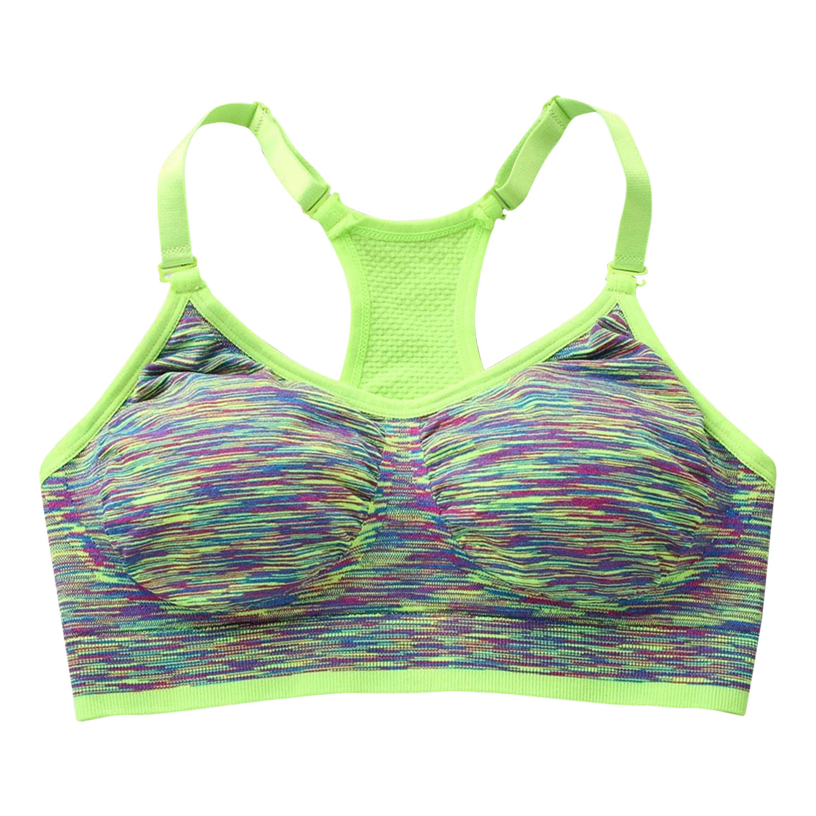 ZHIZAIHU Women Solid Color Seamless Push Up Sports Lingerie Pullover ...