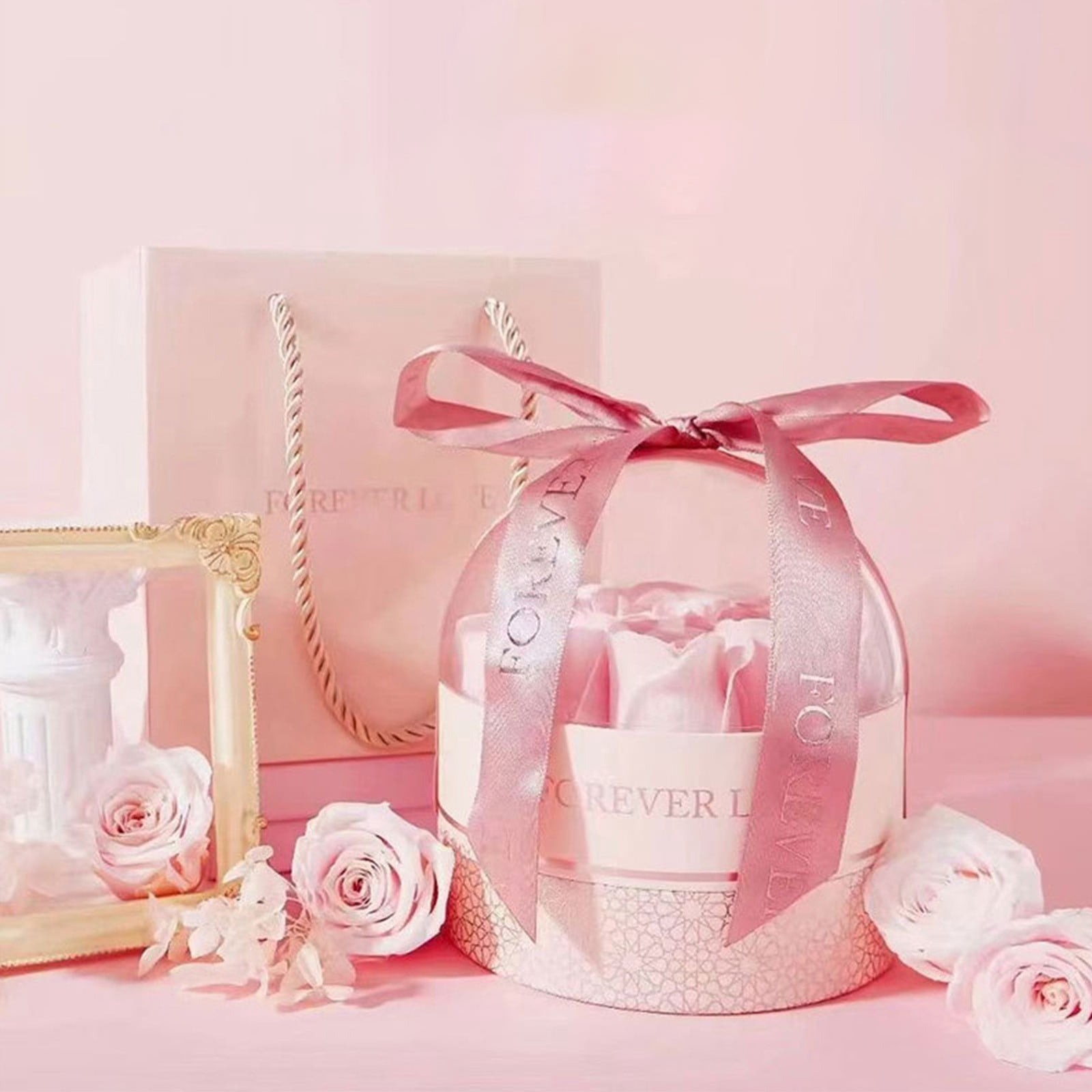 ZHMRFG Artificial Roses Gift Set Romantic Floral Gift Exquisite ...