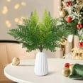 ZHMRFG Christmas Artificial Branches Leaves Realistic Texture DIY ...