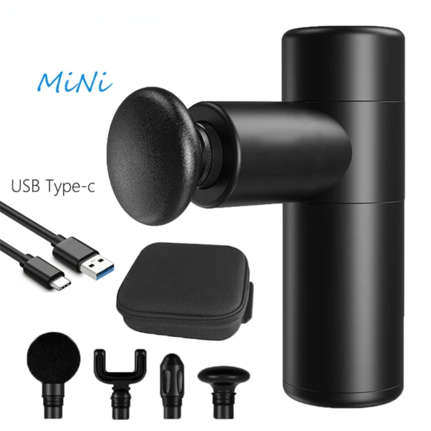 ZHNYEG Mini Portable Powerful Deep Muscle Vibration Massage Gun for ...