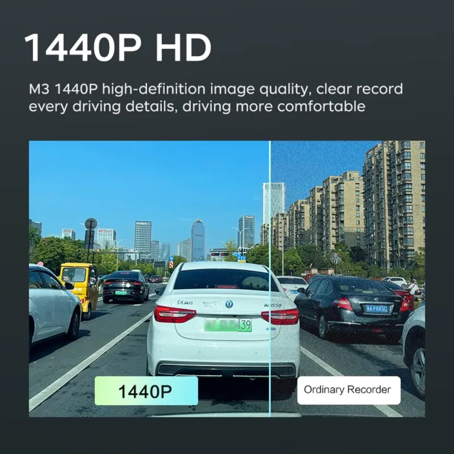 ZHNYGE Enhanced Car DVR Experience: High Definition M3 WiFi Dashcam ...