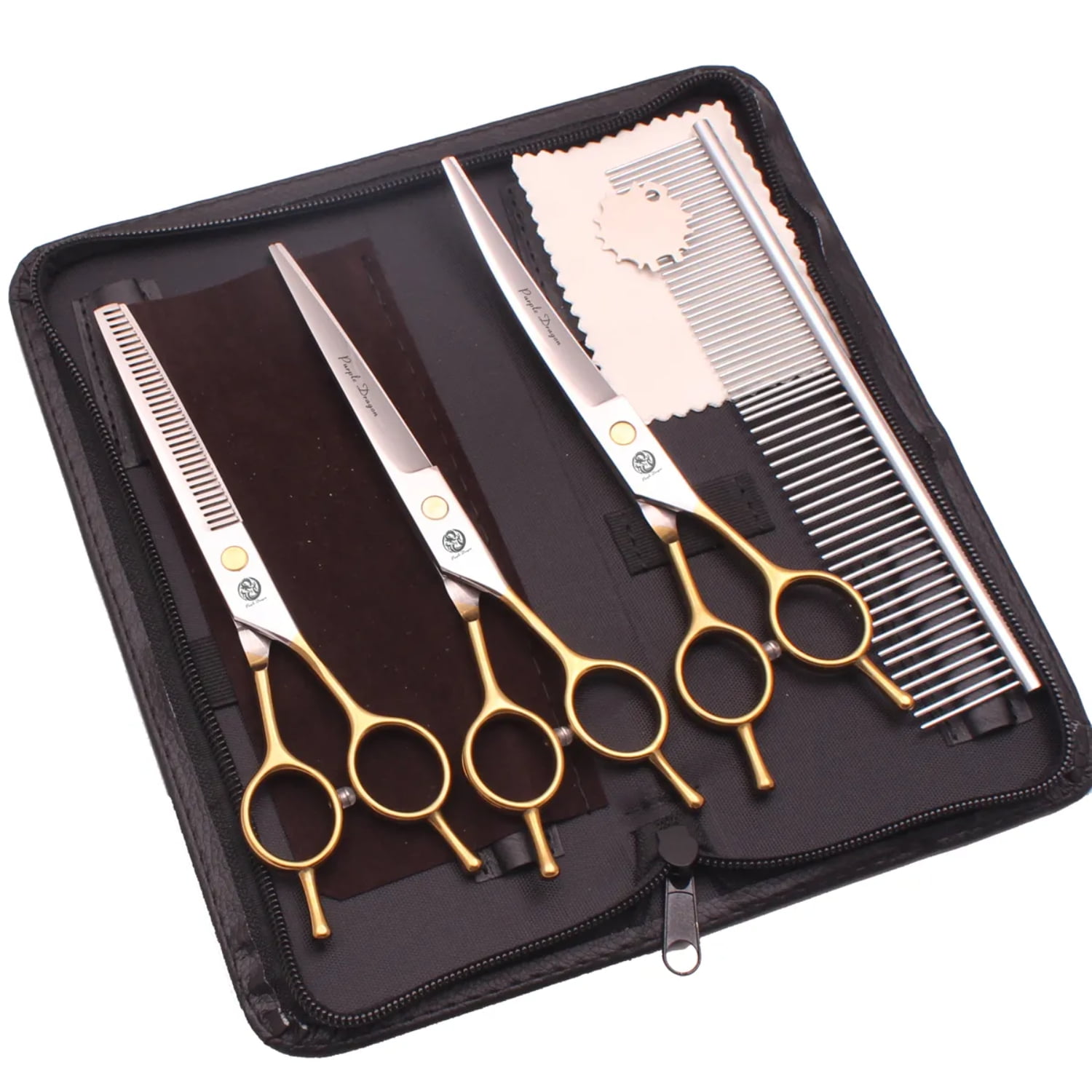 ZHNYGE High-Quality Professional Japanese 440C Pet Grooming Scissors ...
