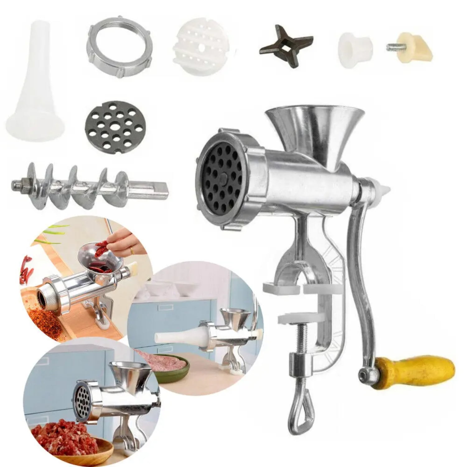 ZHNYGE Sturdy and efficient heavy-duty manual sausage pasta filler ...