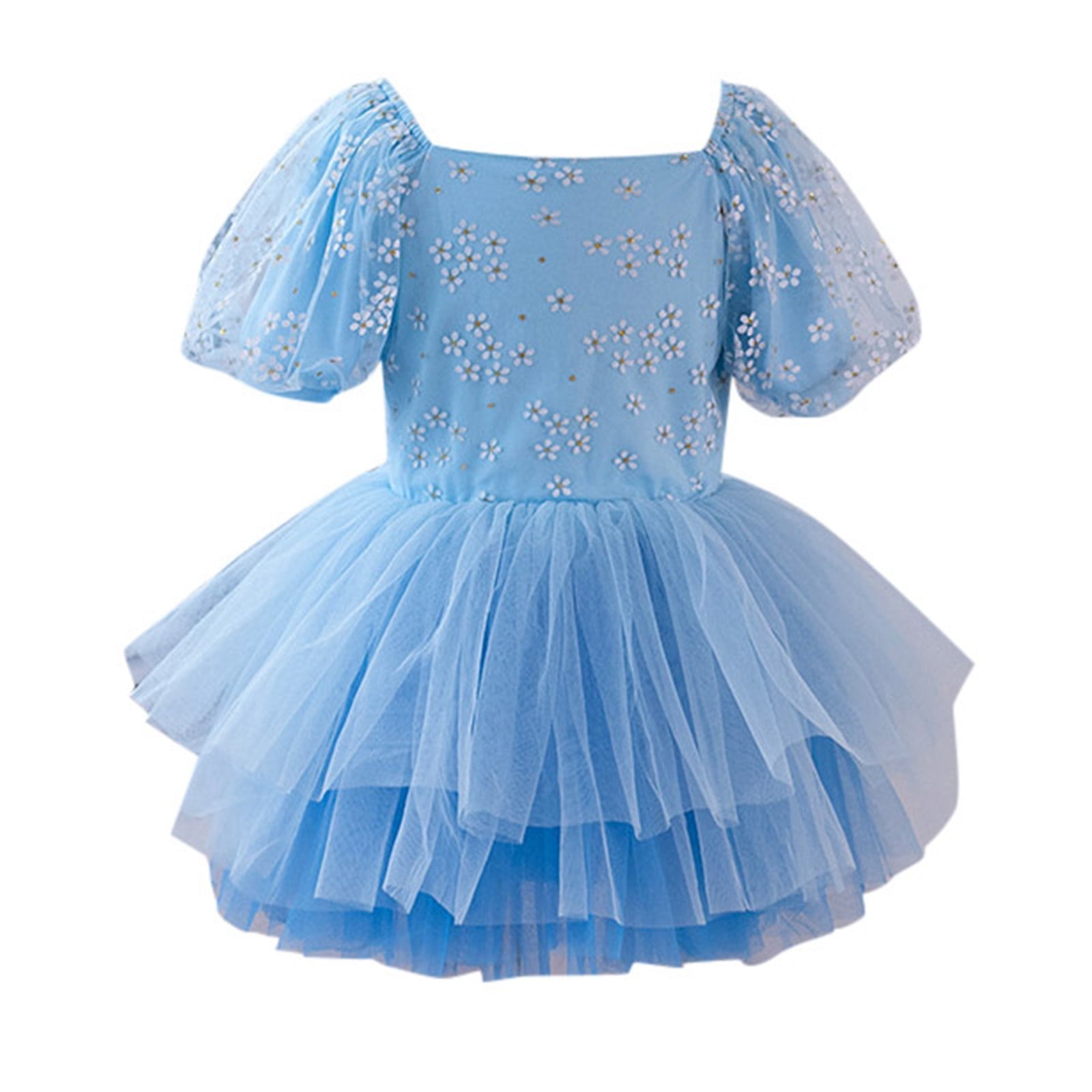 ZHOGXU TUTU Dress Performance Dress For Girls Cute Boho Beach Vacation ...