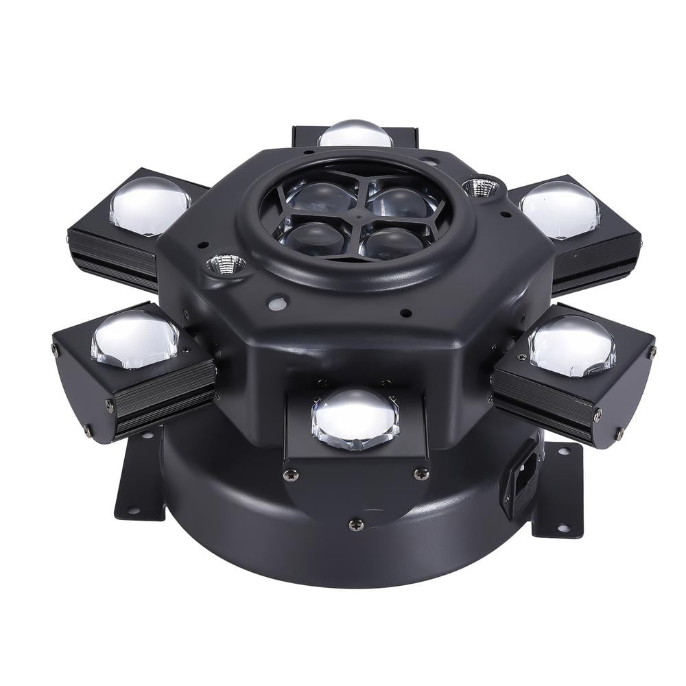ZHON 4 Arms Moving Head DJ Light, Voice Control ,LED Stage Light RGBW ...