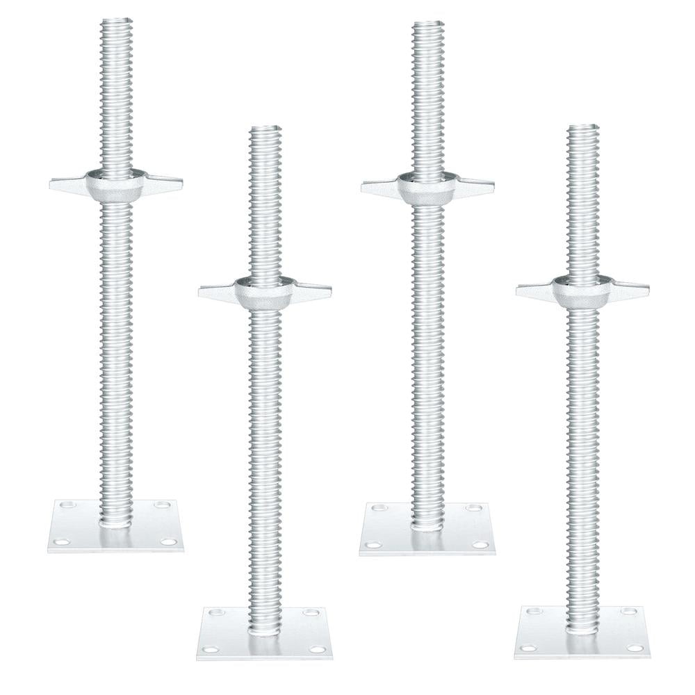 ZHON 4 Pack 18" Screw Jacks Home Leveling Adjustable Leveling Jack ...