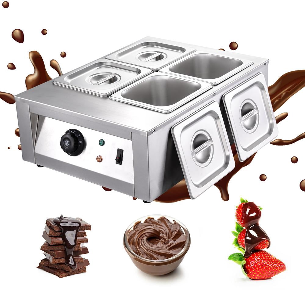 ZHON 4 Pan Candy Melting Pot Equipment Adjustable Device Set Electric ...
