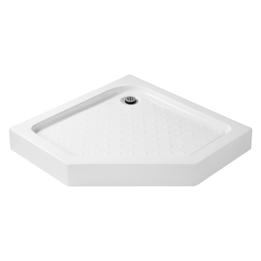ZHON Bathroom Shower Base RV Waterproof Shower Pan Non-Slip Shower ...