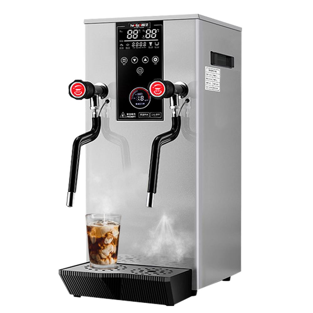 ZHON Coffee Milk Foam Machine Steamer 2-Wand Automatic Steam Boiling ...