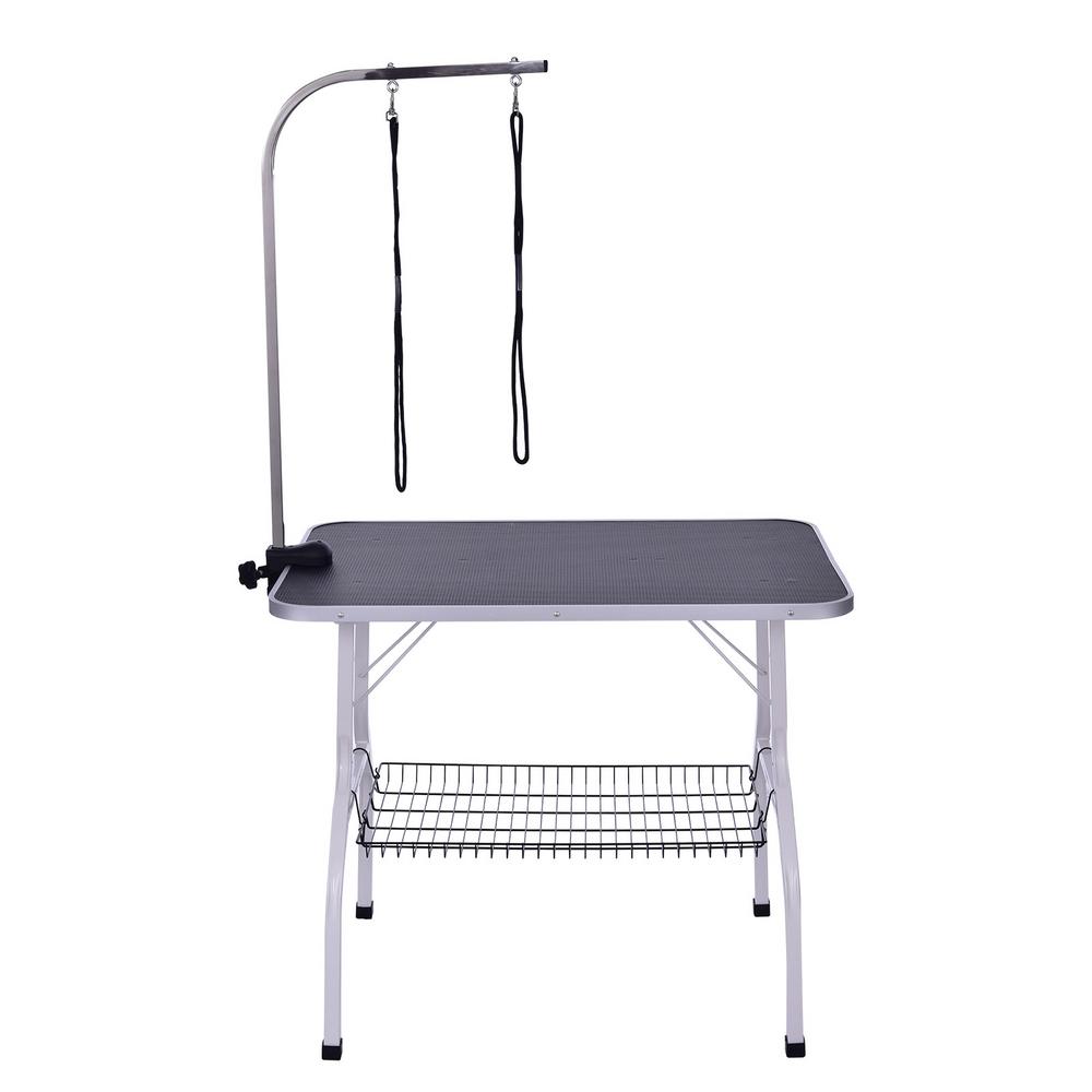 ZHON Dog Grooming Stand Portable Pet Grooming Table Foldable Dog ...