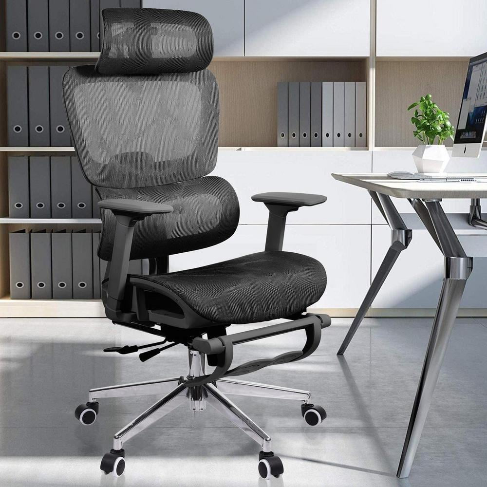ZHON Ergonomic Office Chair, SGS Certified Gas Cylinder, 440 LBS ...