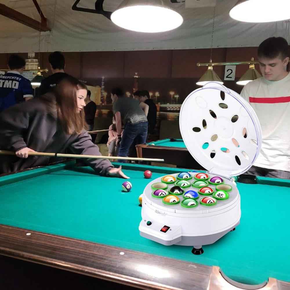 ZHON Pool Ball Polishing Machine 110V Electric Billiard Ball Washer ...