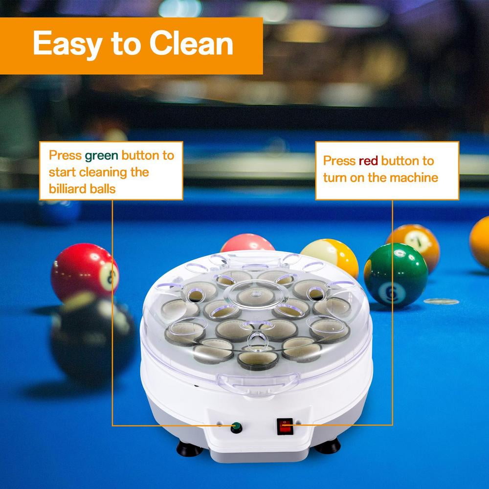 ZHON Pool Ball Washing Machine 110V Electric Cleaning Machine For ...