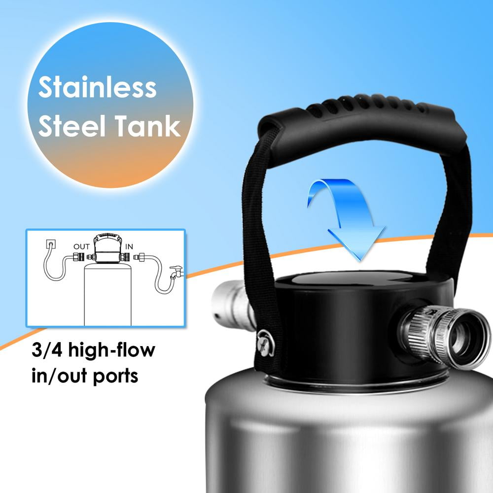 ZHON RV Water Softener Purification System RV Water Filter Hard Water ...