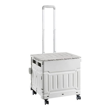 ATXKXE 50L Heavy Duty Folding Utility Cart & Hand Truck with Lid ...
