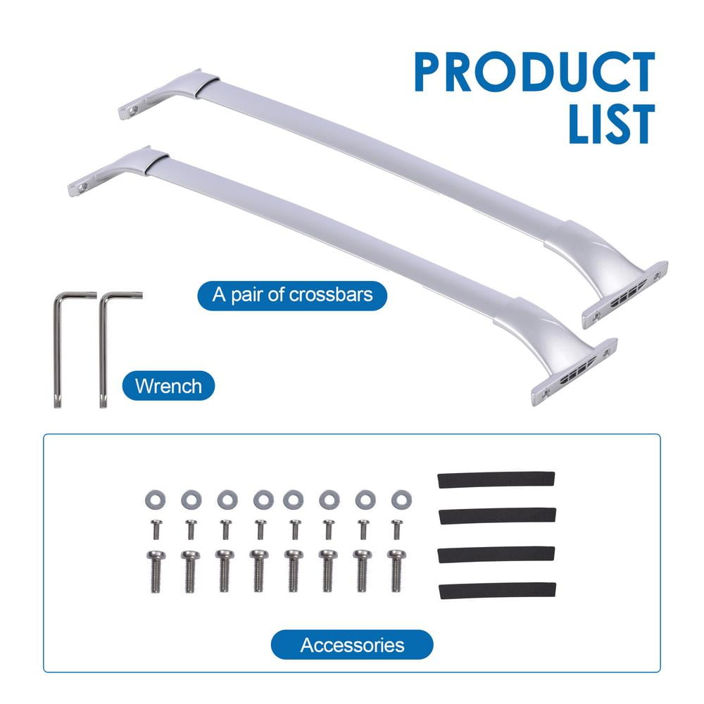 ZHON Roof Rack Railing Cargo Luggage Rack Carrier for Car Heavy-Duty ...