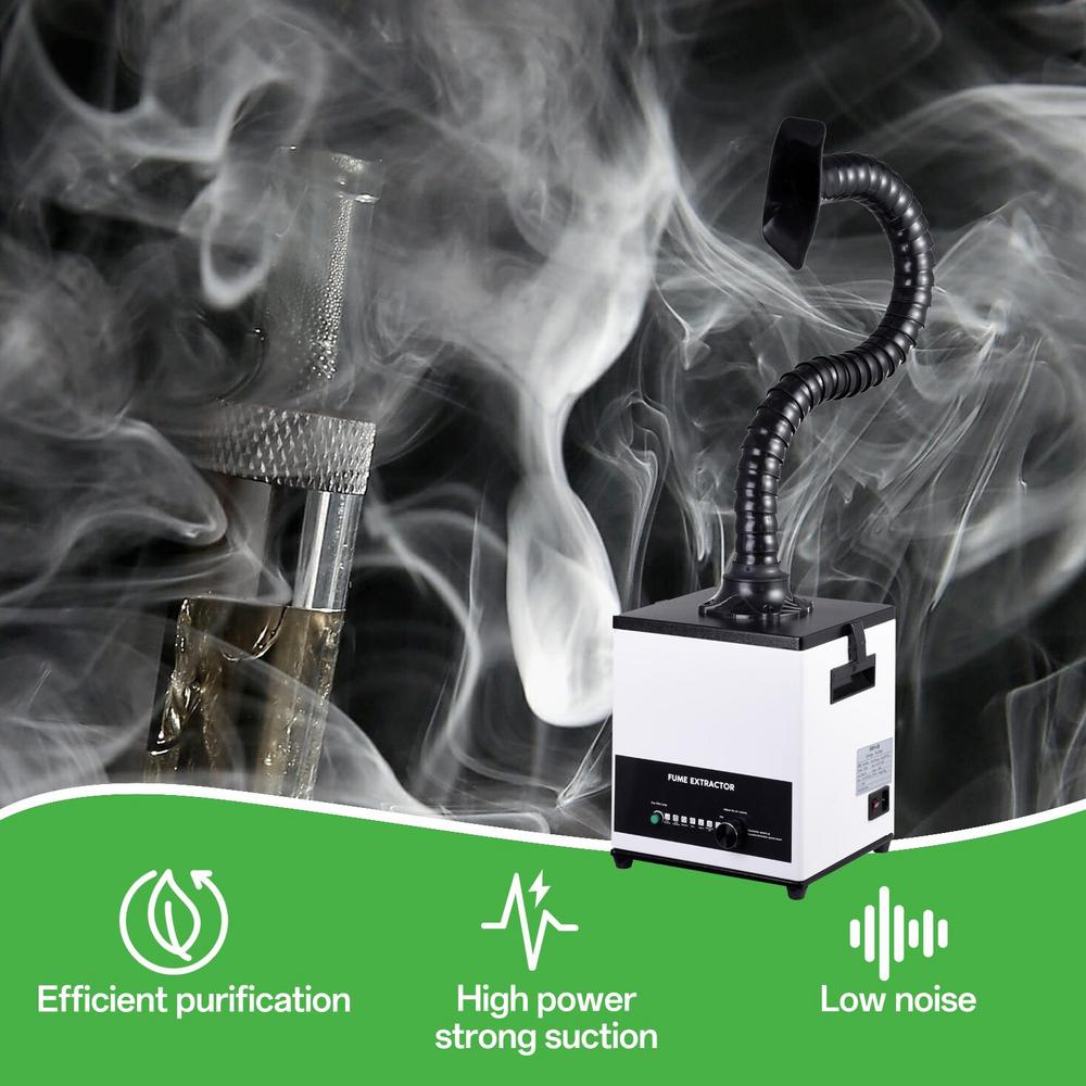 ZHON Solder Fume Extractor 110v Efficient Filtration Air Purifier ...