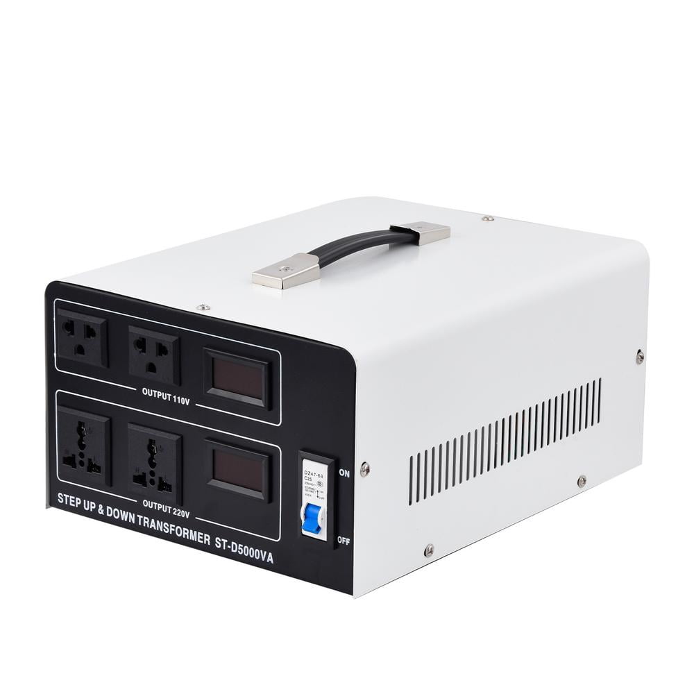 ZHON Step up Step Down Transformer 3000W/5000W Voltage Converter Digital Display Travel Adapter ...