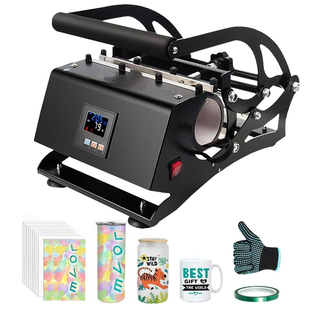 ZHON Tumbler Heat Press Machine Multifunctional Sublimation Printer ...