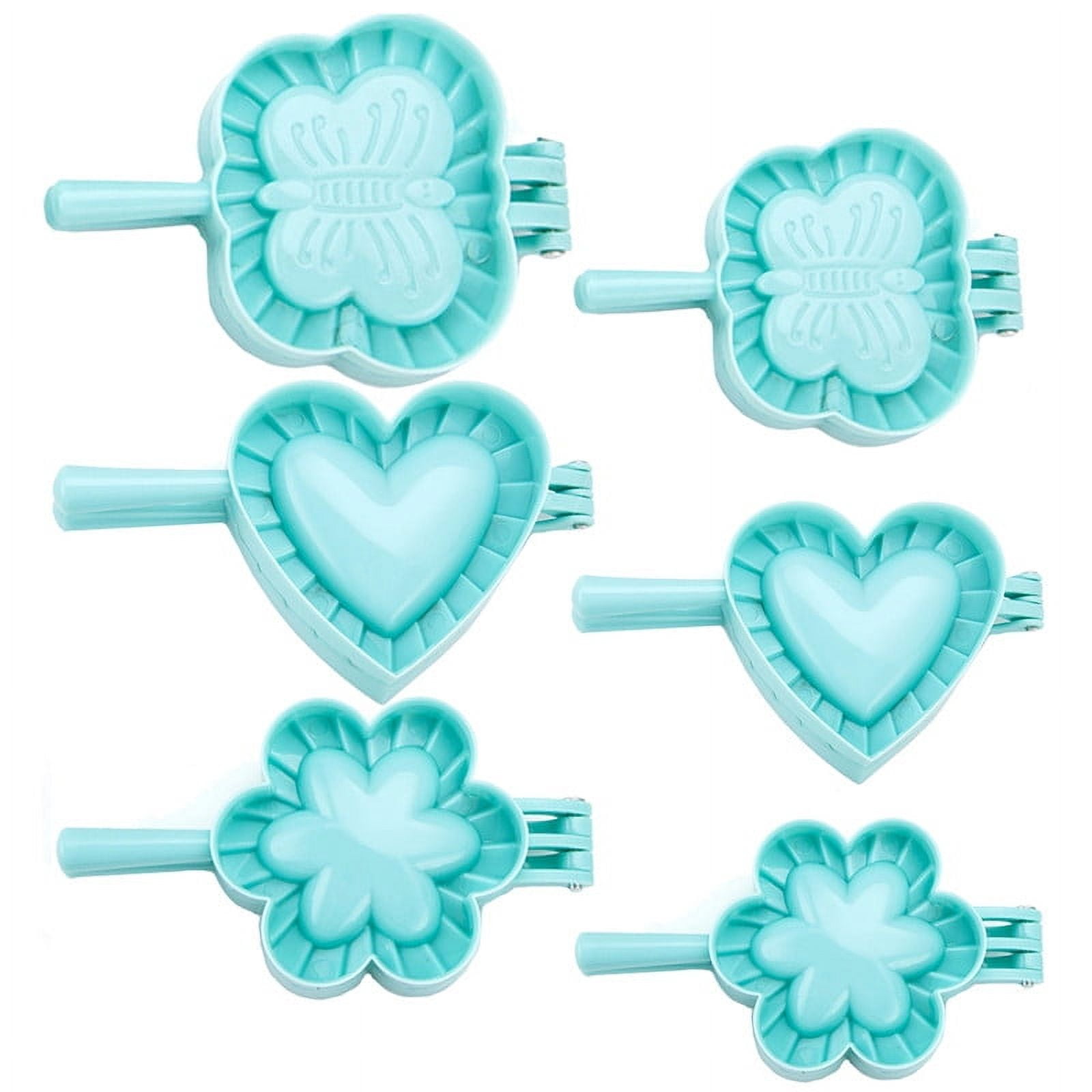 ZHONGLEFA 6 Pcs Empanada Maker Set in 3 Different Shapes for Dumpling 2 ...