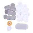 Badge Film Mylars 100 PCS 58mm Circle Mylar Badge Films - Clear PVC ...