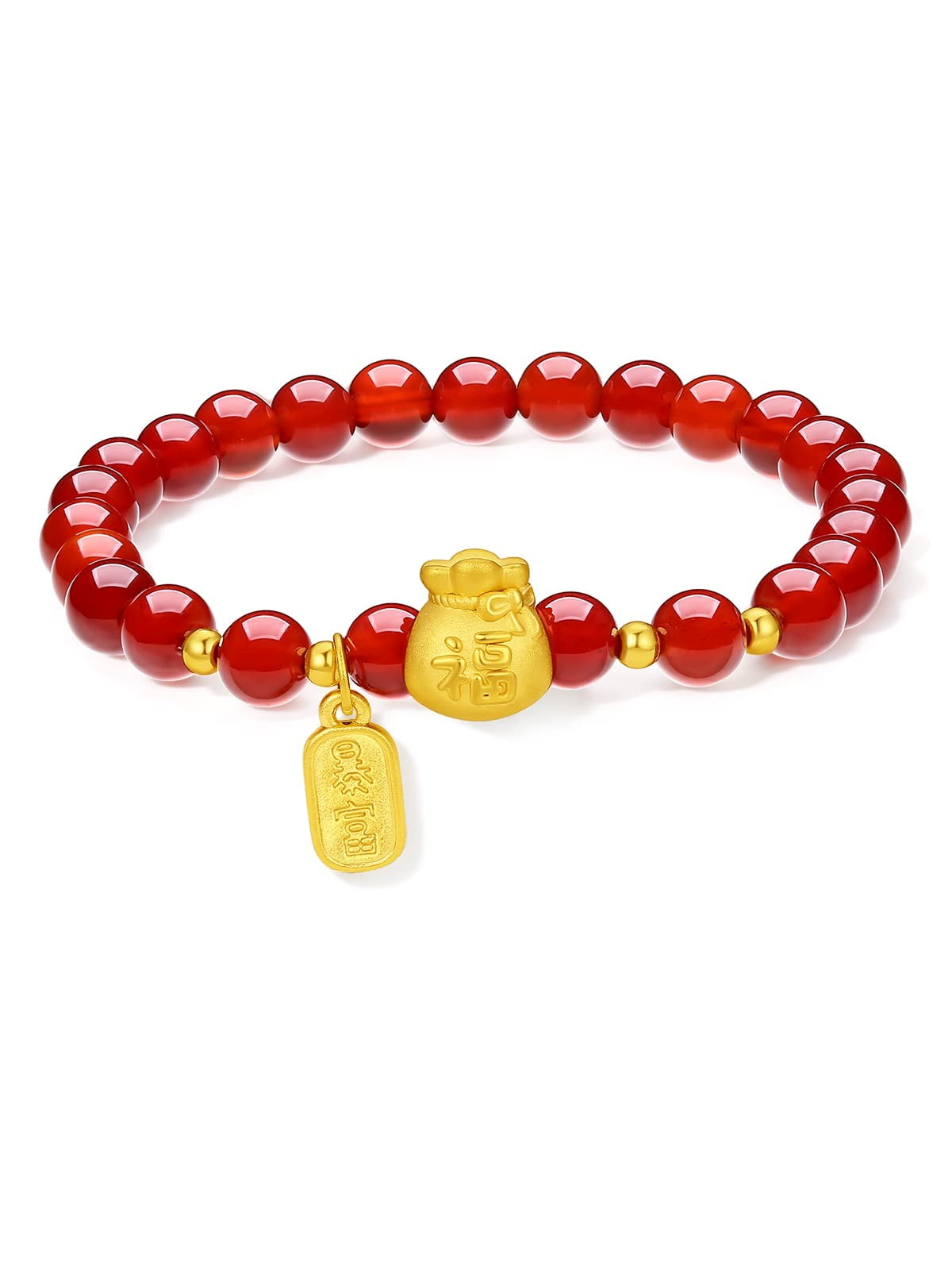 ZHOU LIU FU 24K Gold Bracelet for Women Solid Gold Jewelry Dainty ...