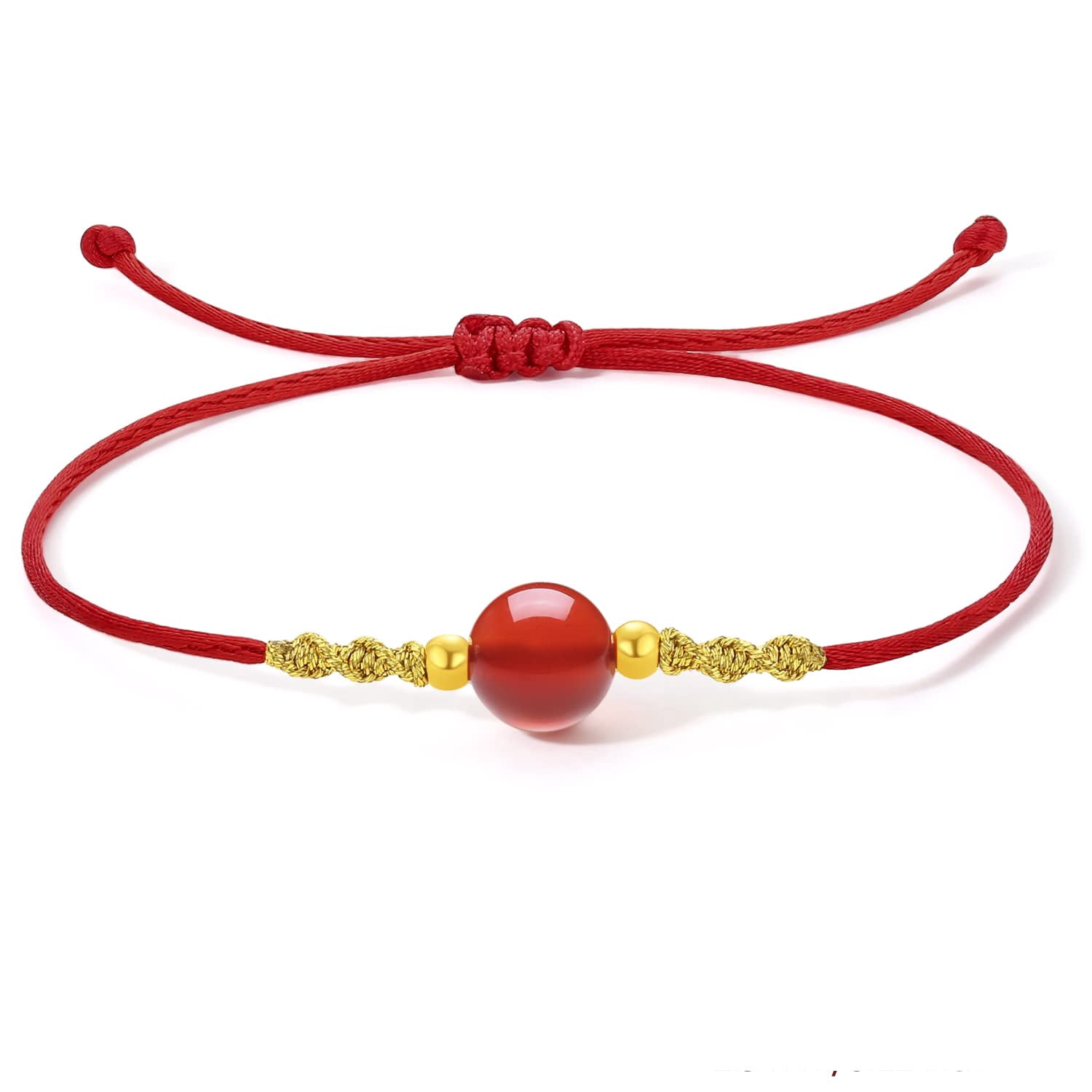 ZHOU LIU FU 24K Gold Bracelets for Women Solid Gold Adjustable ...