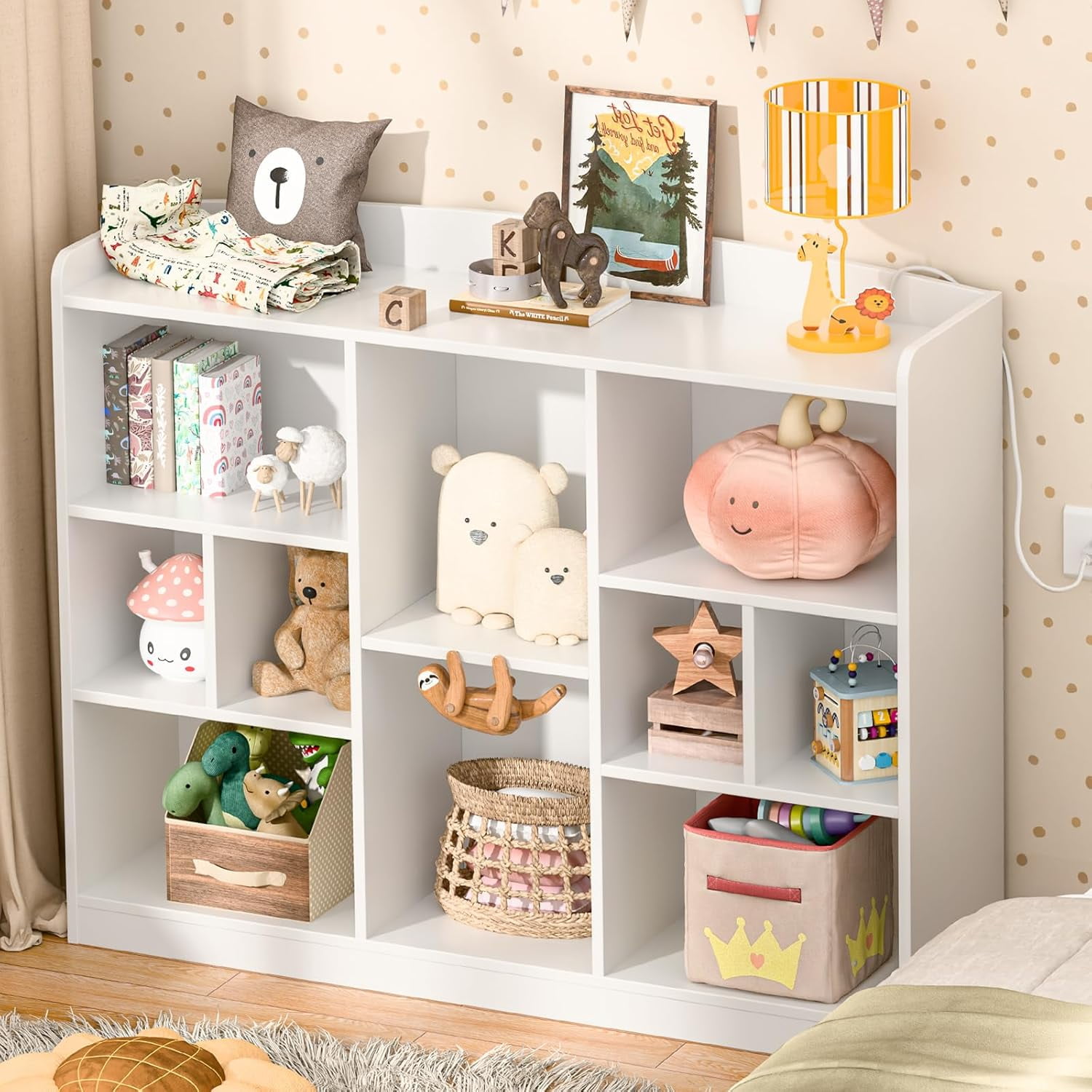 ZHOUB 10 Cube Storage Shelf & Cube Storage Organizer, Kids Cube ...