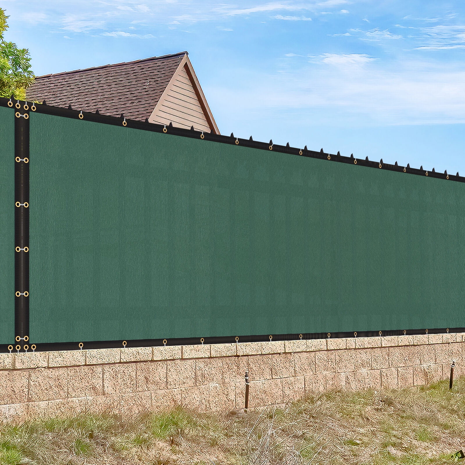ZHOUB 6ftX50ft Privacy Fence Screen Heavy Duty Fencing Mesh Shade Net ...