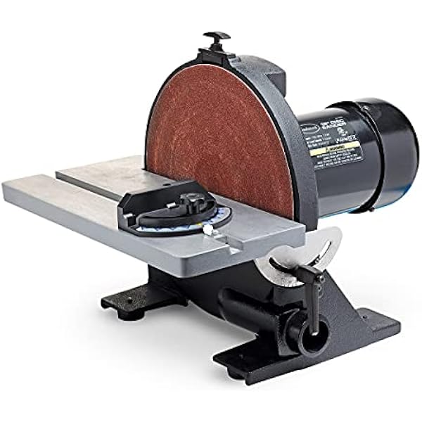 ZHOUB Disc Sander | Powerful 1.25HP 12" Disc Sander Tool | Heavy Duty ...
