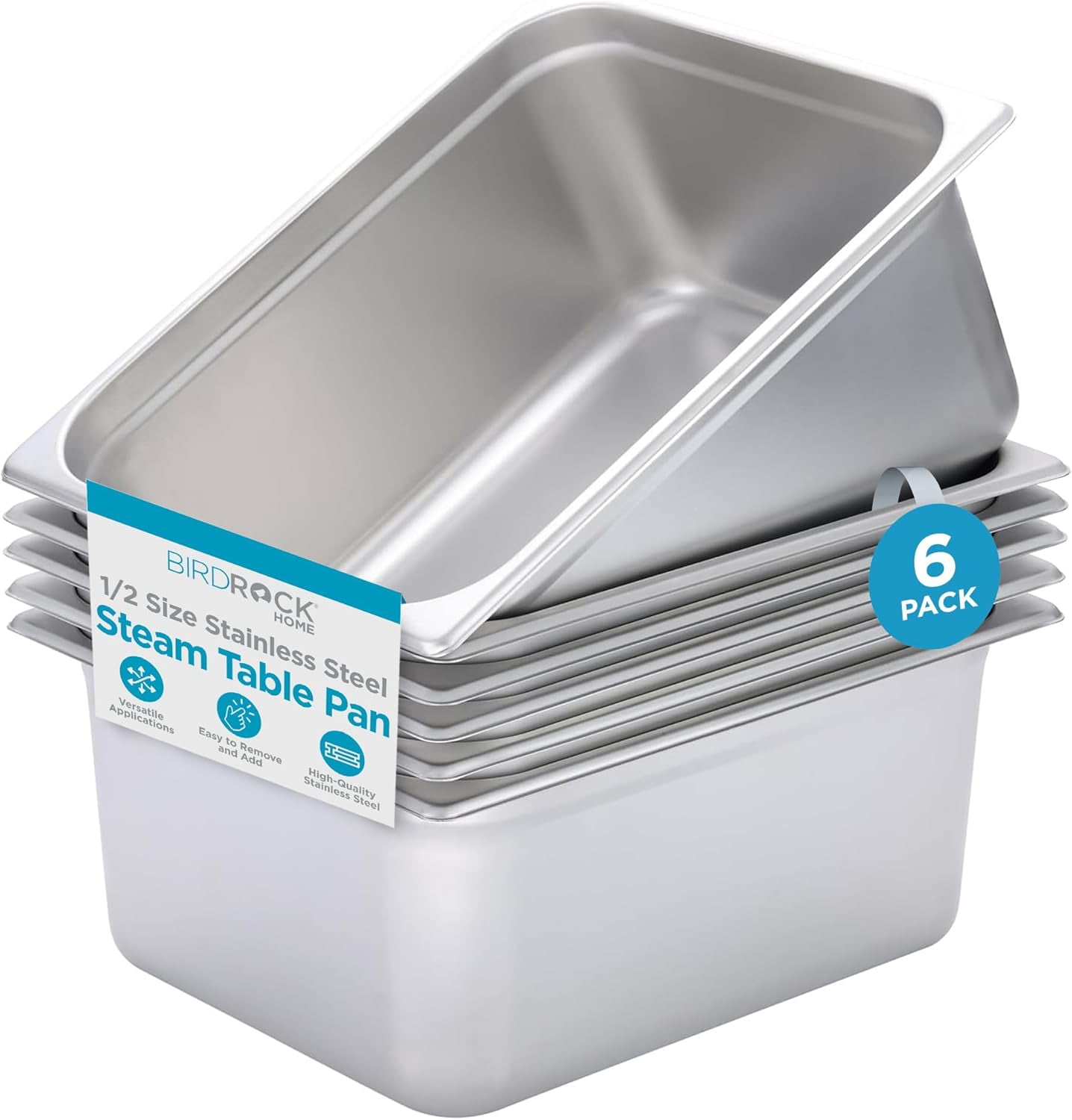 ZHOUB Stainless Steel Steam Table Pan - Hotel, Restaurant & Catering ...