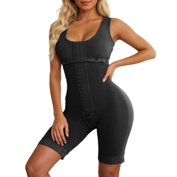 ZHOUCHANKIDS Full Body Seamless Shapewear Bodysuit with Built-In Bra ...